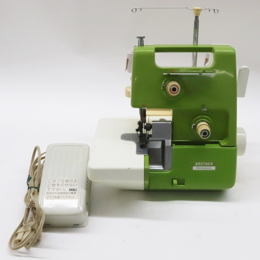 ブラザー ホームロック TE4-B220 ロックミシン フットペダル付き BROTHER Homelock(ブラザー)｜売買されたオークション ...