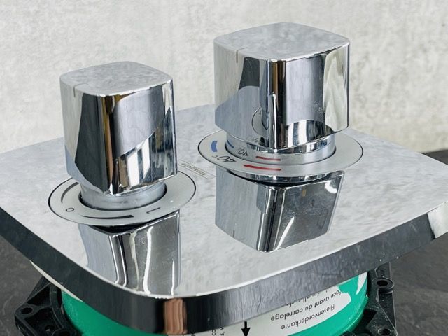 hansgrohe ハンスグローエ エコスタット E シャワーサーモスタット 埋込式 混合水栓 30740731 ホテル取り外し品 ...