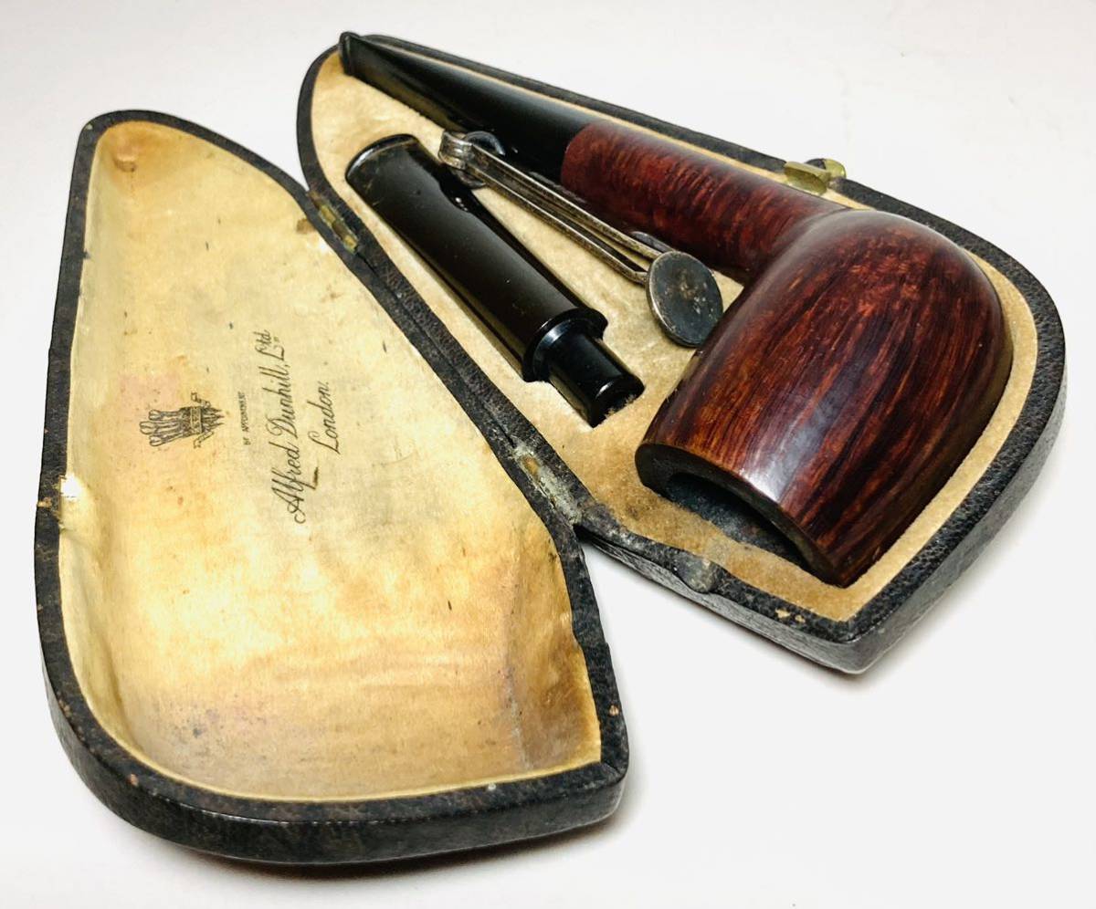 KGNY2429 dunhill ダンヒル DR INNER TUBE STRAIGHT GRAIN パイプクリーナー付き 喫煙具 パイプ ...