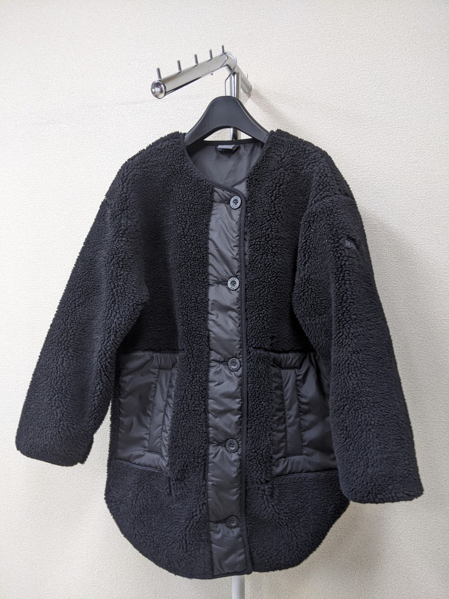 10 状態良好 PUMA プーマ オーバーサイズ ボアフリースコート レディース S 黒y105(ジャケット、上着)｜売買されたオークション ...