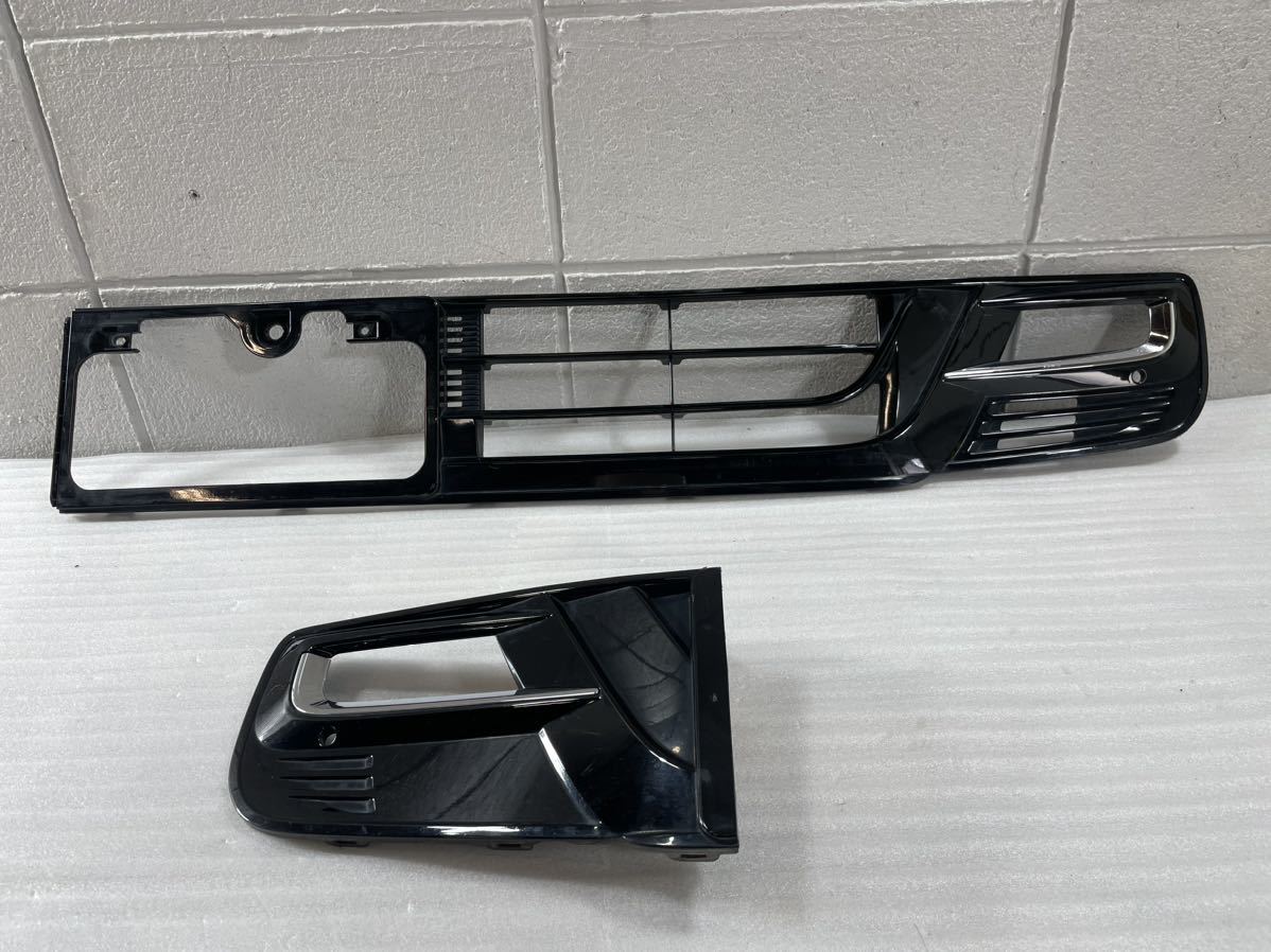 R50301 N BOX カスタム JF3 前期 純正 フロント バンパー ロア グリル 左右 セット 71103-TTA-J010-M1 ...