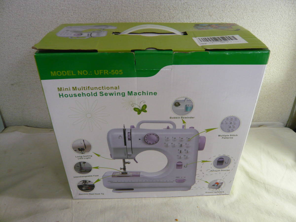 電動コンパクトミシン UFR-505 12種類の縫い目(本体)｜売買されたオークション情報、yahooの商品情報をアーカイブ公開 - オークファン（aucfan.com）