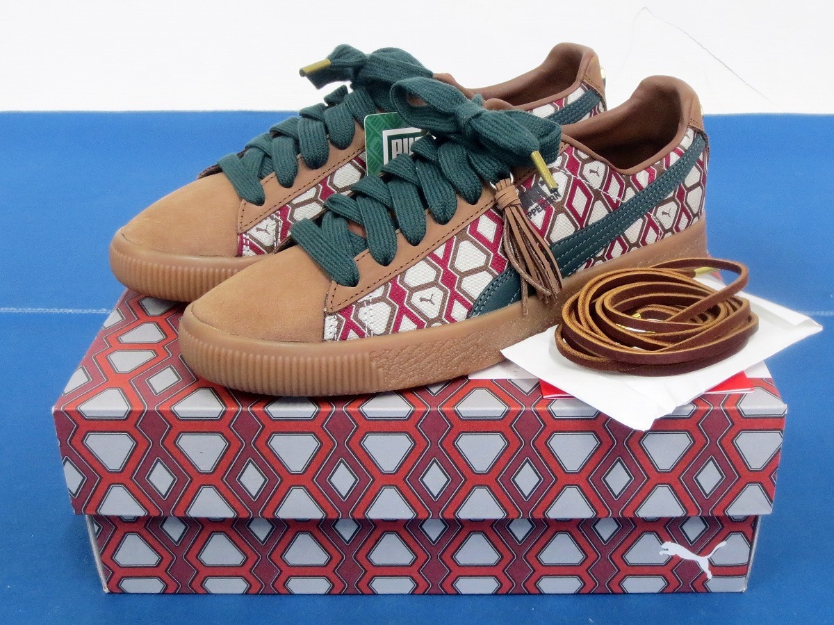 DAPPER DAN × PUMA TASSLE CLYDE - FRIAR BROWN 26.5cm 388170-01 ダッパー ダン×プーマ/タッセル クライド 1306(26.5cm ...