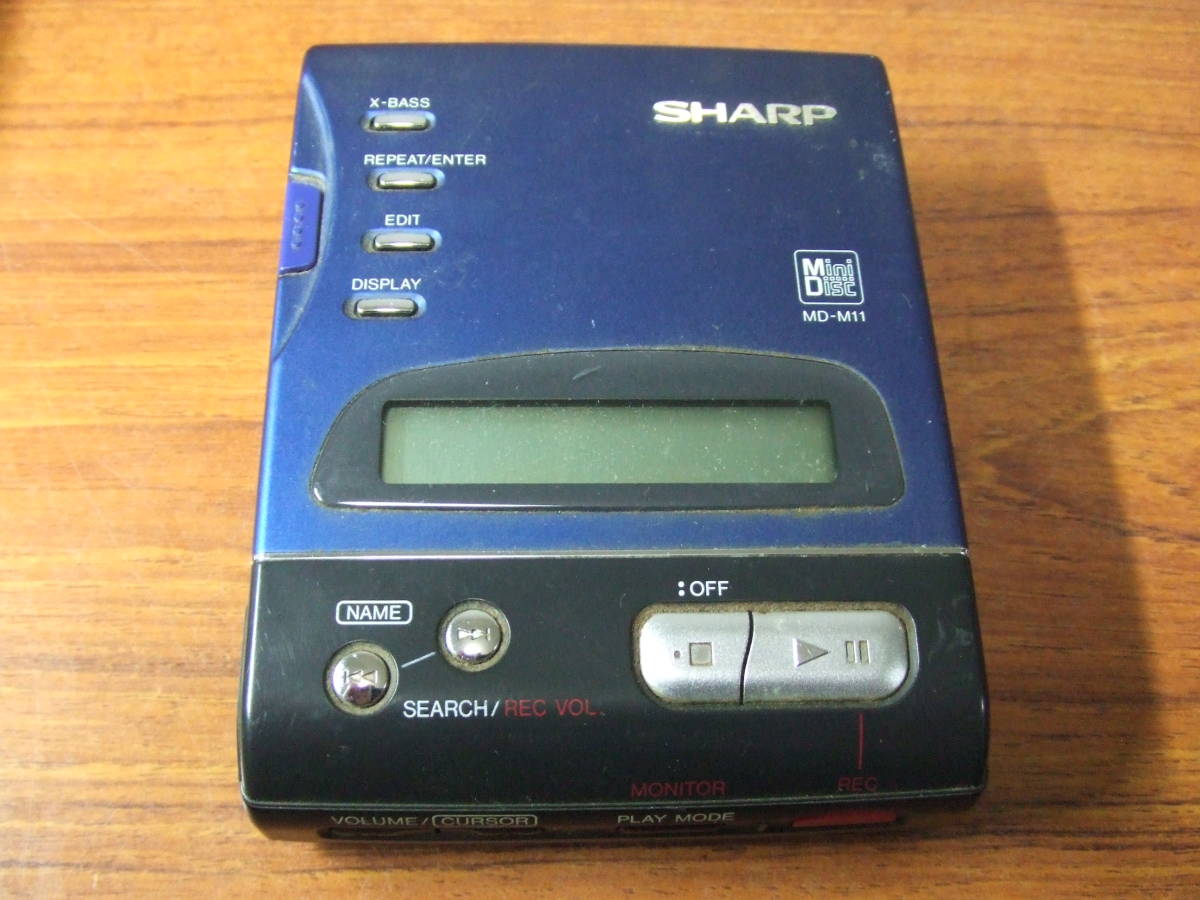 b727 シャープ SHARP MD-M11 ポータブルMDレコーダー 再生のみ確認 現状品(録音、再生)｜売買されたオークション情報 ...
