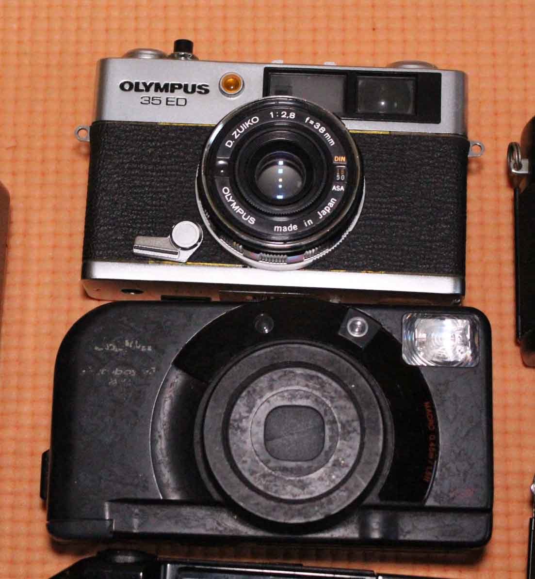 カメラ まとめて10台 Konica C35 EF AF MFD Z-up 80 canon Autoboy 2 A A35 OLYMPUS ...