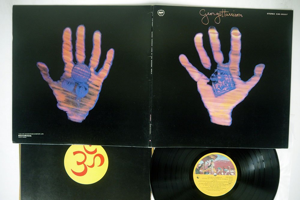 国内盤 GEORGE HARRISON/LIVING IN THE MATERIAL WORLD/APPLE EAS-80697(George ...