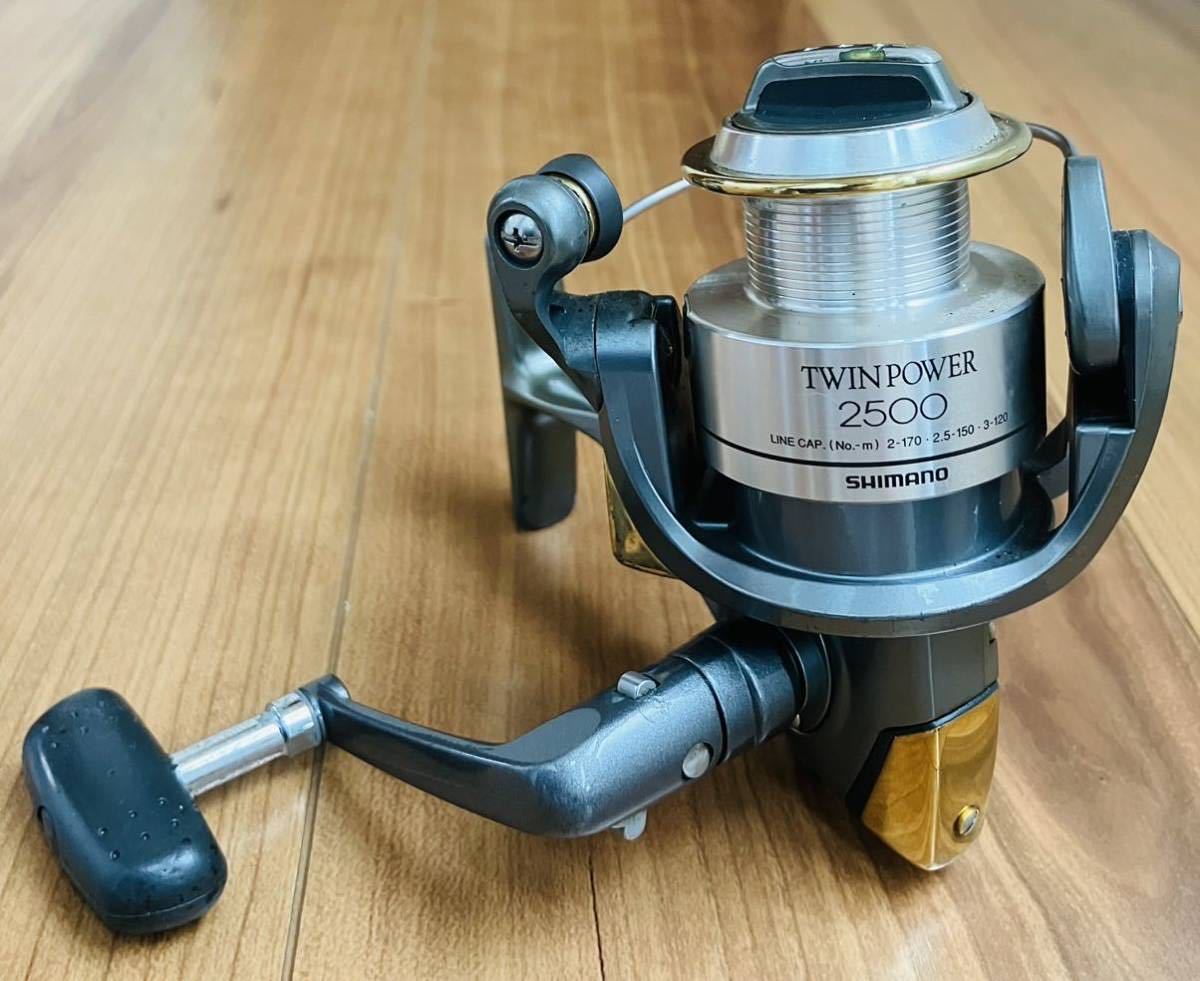 シマノ 98ツインパワー2500名機 1円から ます SHIMANO TWINPOWER 2500 日本製 スピニングリール(シマノ)｜売買さ ...