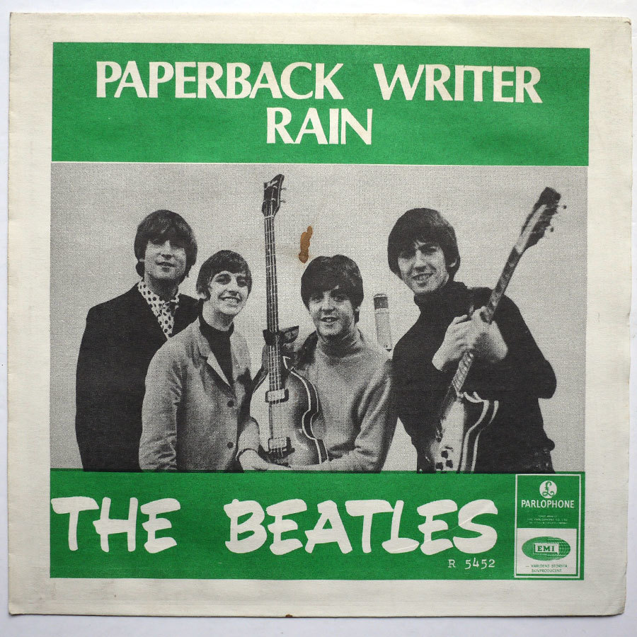 7 BEATLES PAPERBACK WRITER スウェーデン独自ORG ビートルズ(Beatles, The)｜売買されたオークション ...