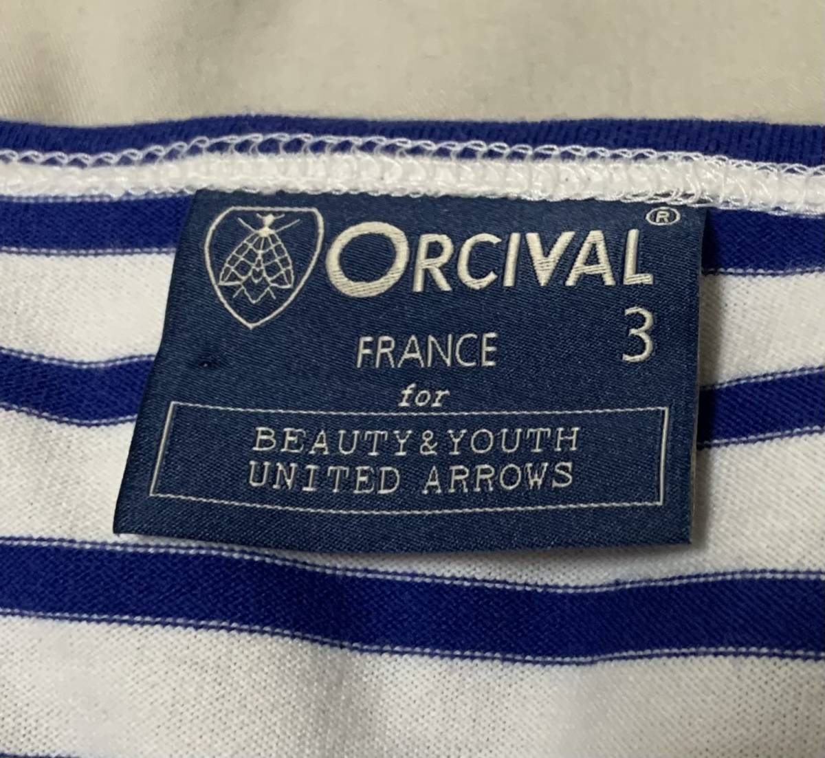 ORCIVAL FRANCE for BEAUTY&YOUTH UNITED ARROWS コラボ 半袖カットソー Tシャツ ボーダー 日本製 ...
