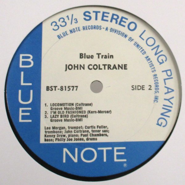 彡 JAZZ LP John Coltrane Blue Train US '71 Blue Note BST 81577 / RVG ...