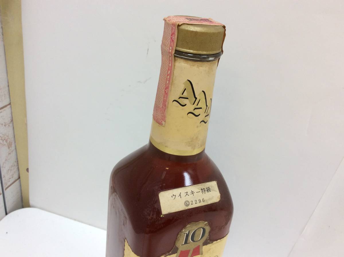 4975 古酒 未開栓 AAA ANCIENT AGE エンシェント エイジ 10年 BOURBON バーボン WHISKEY ウィスキー ...