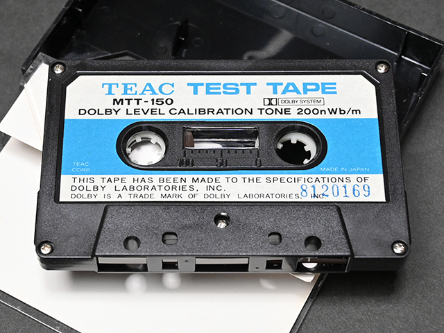 TEAC ティアック テストテープ カセットテープ TEST TAPE MTT-150 DOLBY LEVEL CALIBRATION ...