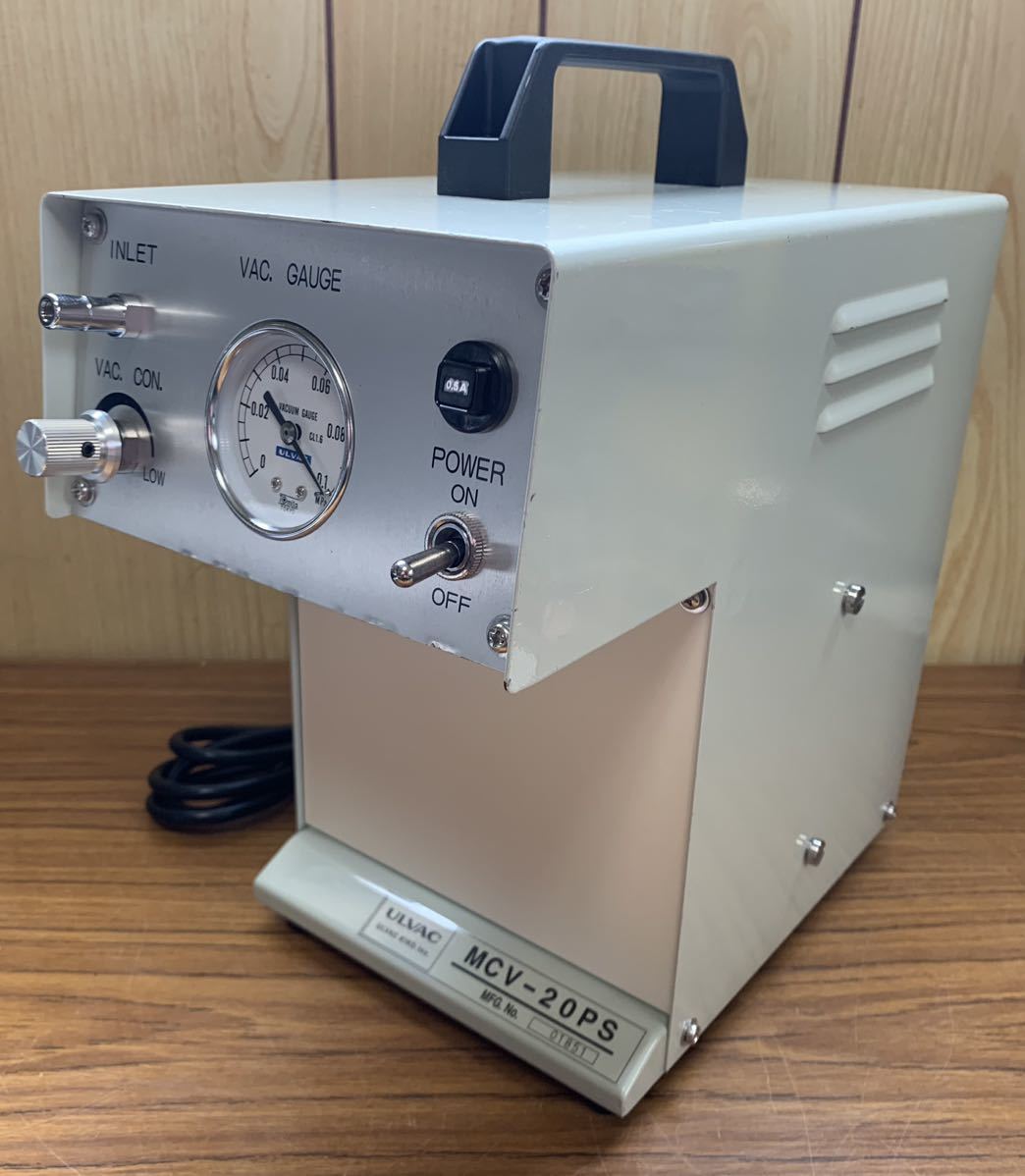 ULVAC アルバック機工 ポータブル アスピレーター MCV-20PS 真空ポンプ(ポンプ)｜売買されたオークション情報、yahooの商品 ...