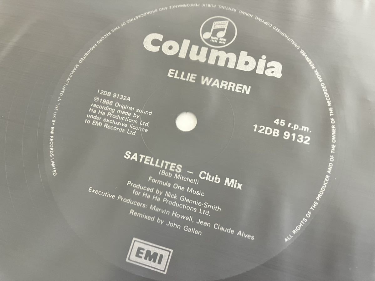 Ellie Warren / Satellites THE CLUB Mix EURO'86 Mix 12inch EMI/COLUMBIA ...