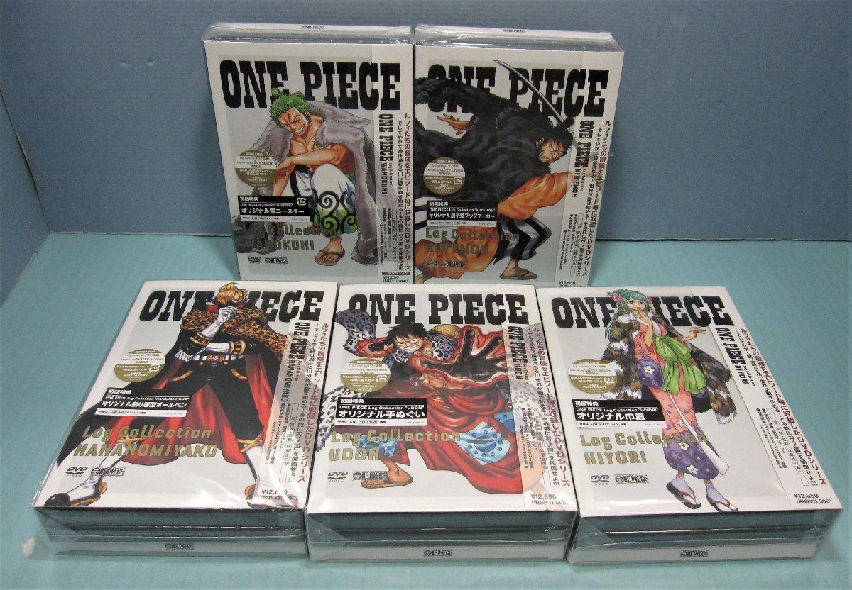 ONE PIECE Log Collection WANOKUNI/KIN'EMON/HANANOMIYAKO/UDON/HIYORI 5本 ...