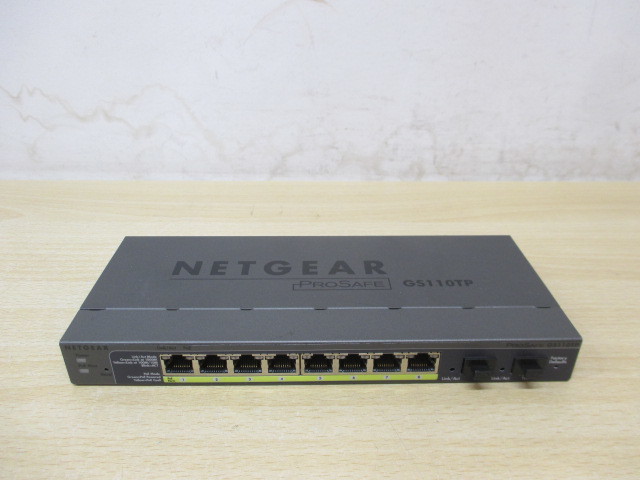 5116F NETGEAR ネットギア PROSAFE GS110TP 8ポート(イーサネットハブ)｜売買されたオークション情報、yahooの ...