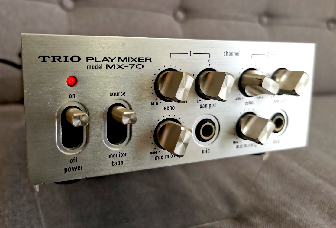 TRIO / トリオ MX-70 昭和レトロ 当時もの PLAY MIXER プレイミキサー マイクミキサー 音響機器(その他)｜売買された ...
