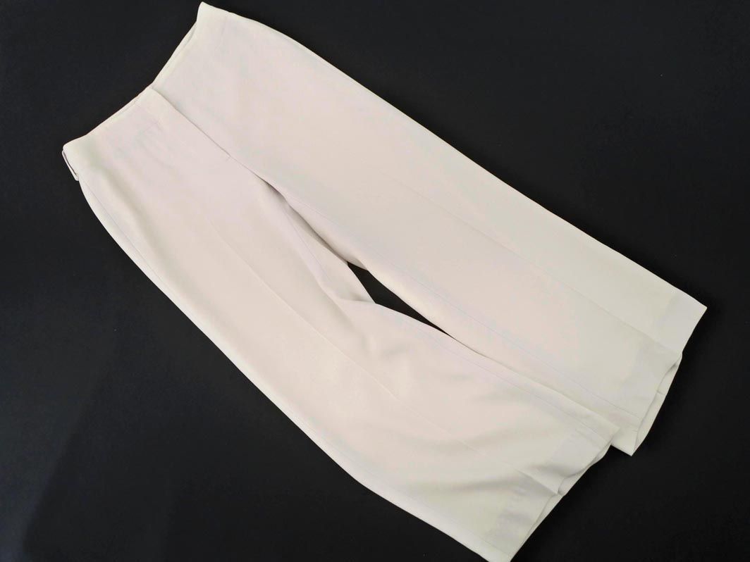 theory luxe セオリーリュクス センタープレス ワイド パンツ size36/オフホワイト dec3 レディース(ボトムス)｜売買されたオークション情報、yahooの商品情報を ...