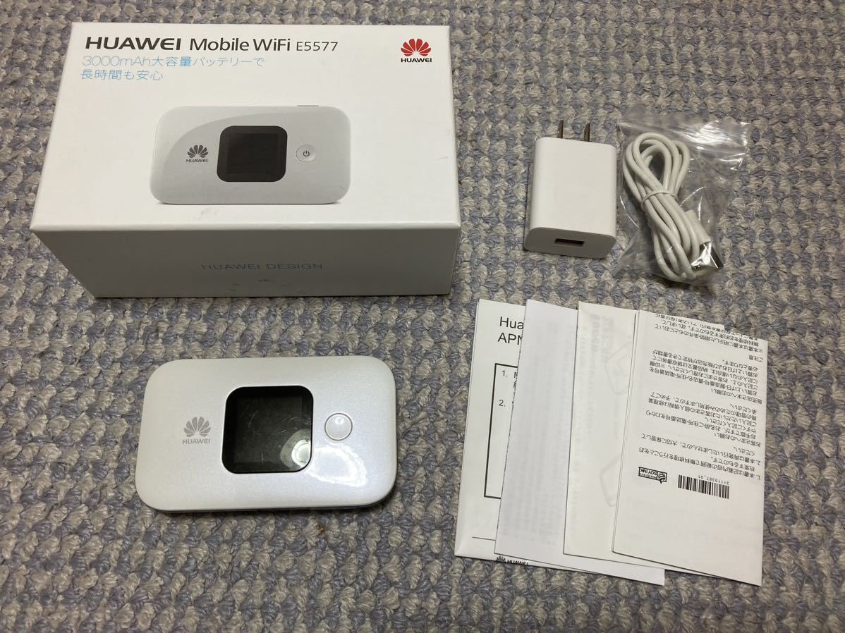 品 HUAWEI モバイルWi-Fiルーター ファーウェイ E5577 SIMフリー(ルーター)｜売買されたオークション情報、yahooの商品情報をアーカイブ公開 - オークファン ...