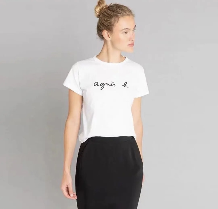 agnis b. アニエスベー Tシャツ 2 M ホワイト(半袖Tシャツ)｜売買されたオークション情報、yahooの商品情報をアーカイブ公開 - オークファン（aucfan.com）