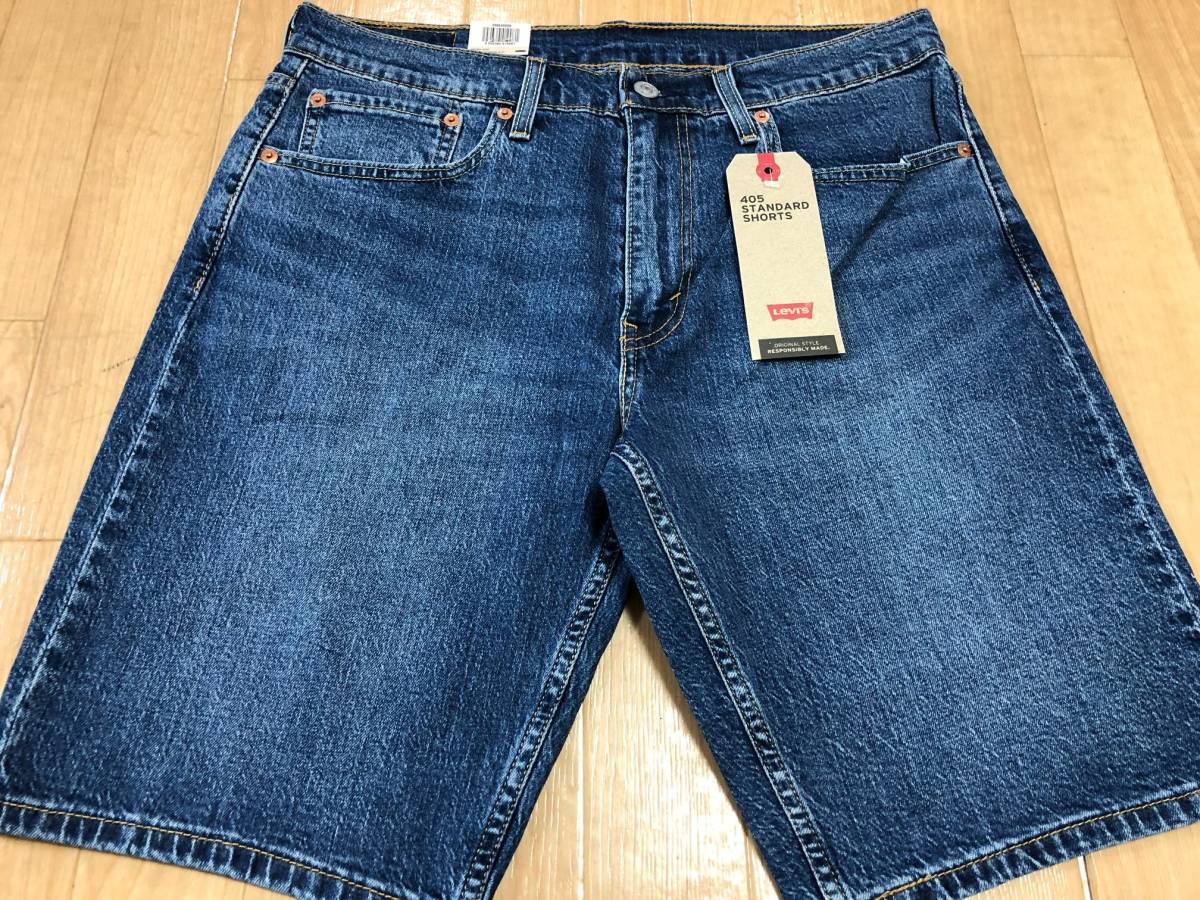 LEVI’S リーバイス 405 STANDARD SHORT ストレッチ ハーフパンツ 39864-0006 サイズW32/81CM(W32 ...