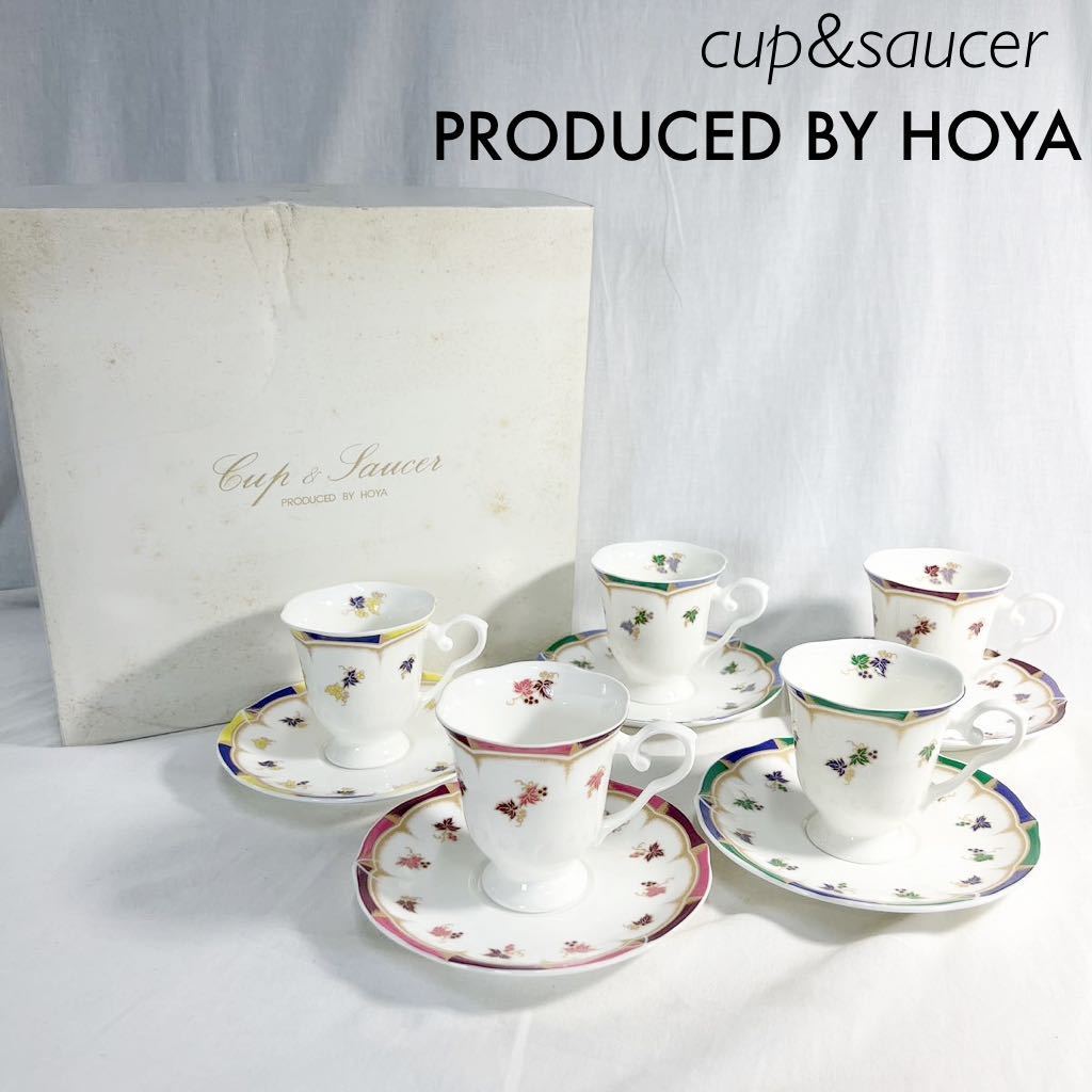 cap&saucer カップ&ソーサー PRODUCED BY HOYA コーヒーカップ 花柄 洋食器 NA-11(コーヒー、ティー兼用 ...