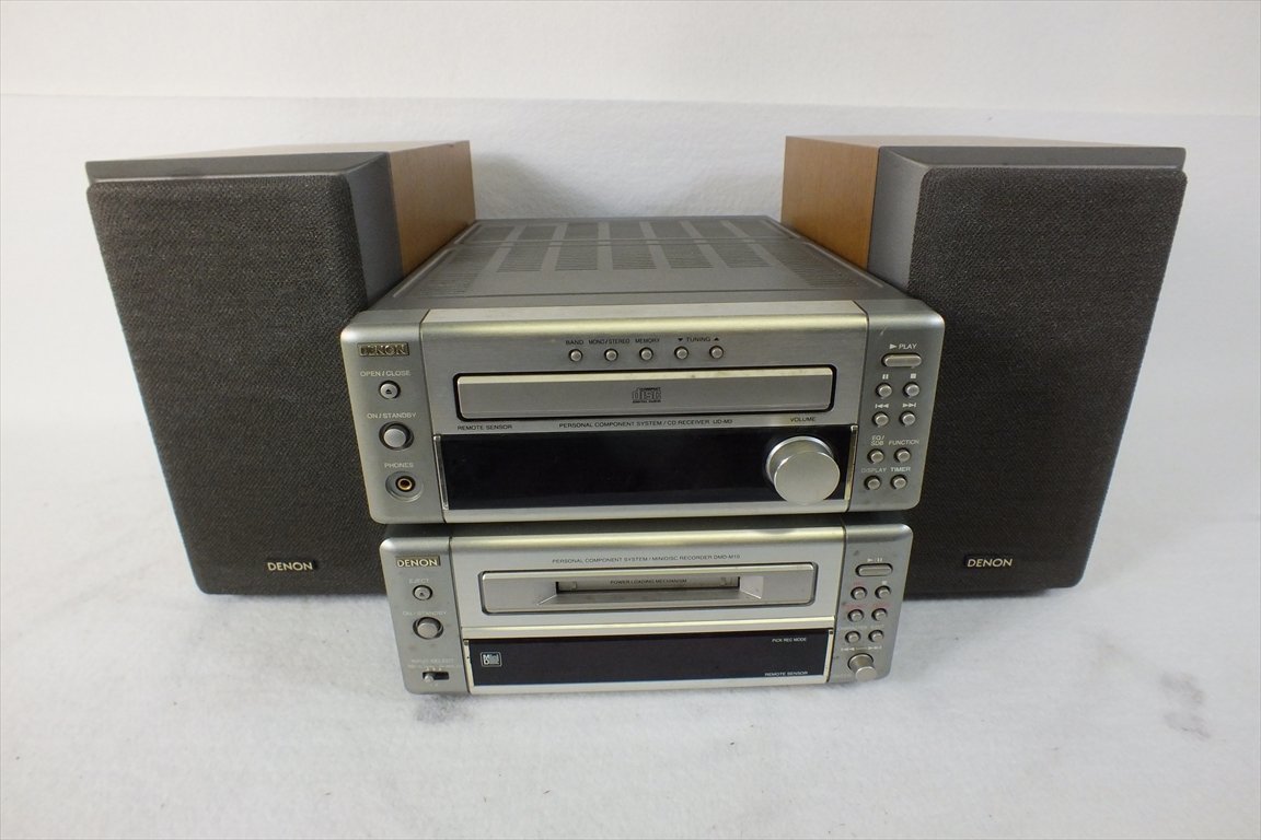 DENON デノン DMD-M1 UD-M3 USC-M5 ミニコンポ 取扱説明書有り リモコン有り 現状品 230408A2600(その他 ...