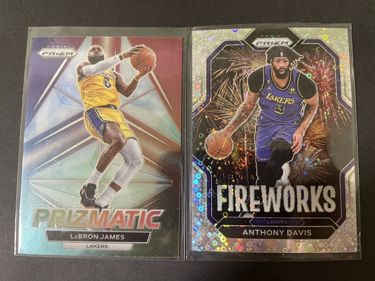 2022-23 Panini prizm lebron james fast break anthony davis NBAカード 2枚セット ...