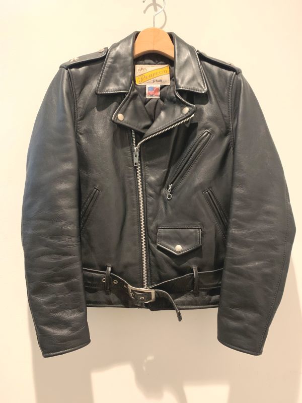 Schott ショット 613 One Star Perfecto ワンスター ステアハイド ダブルライダースジャケット size 34(ライダースジャケット)｜売買されたオークション情報 ...