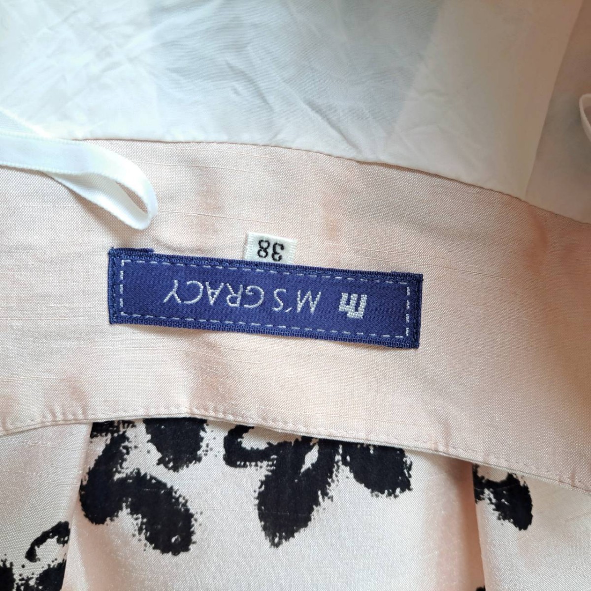 M'S GRACY エムズグレイシー フラワー スカート ピンク レーヨン混 ベルベットテープ レディース Y043(エムズグレイシー)｜売買 ...