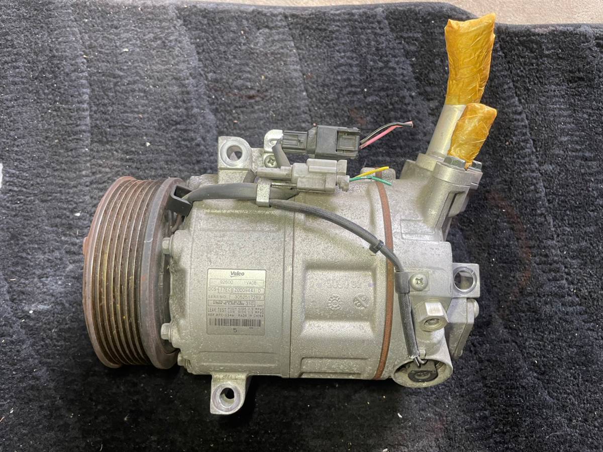日産 セレナ C26 HC26 MR20DD エアコン コンプレッサー Valeo 92600-1VA0A 走行少 38522km み 有 ...