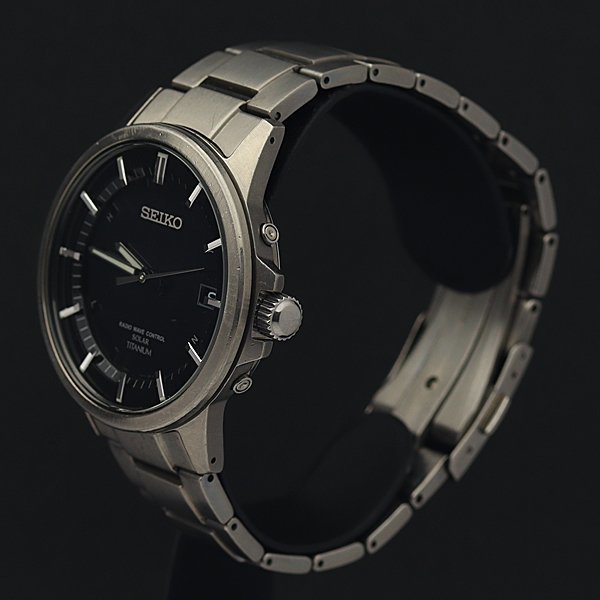 1円 SEIKO セイコー スピリット スマート チタン メンズ 電波ソーラー SBTM145 7B52-0AD0 箱取説(スピリット)｜売買 ...