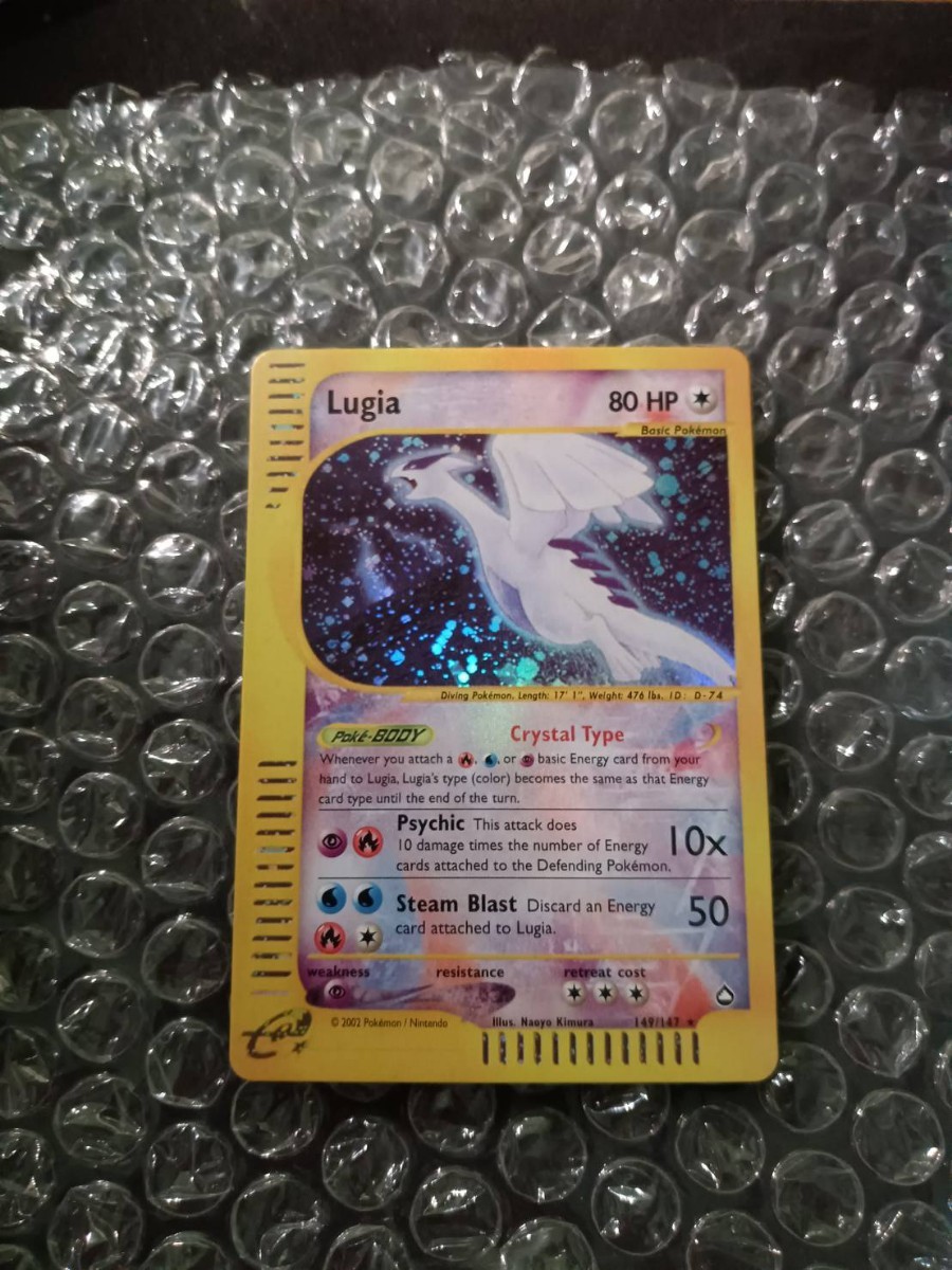ポケモンカード 海外版 Lugia Crystal Skyridge reverse holo クリスタルタイプ ルギア pokmon ...