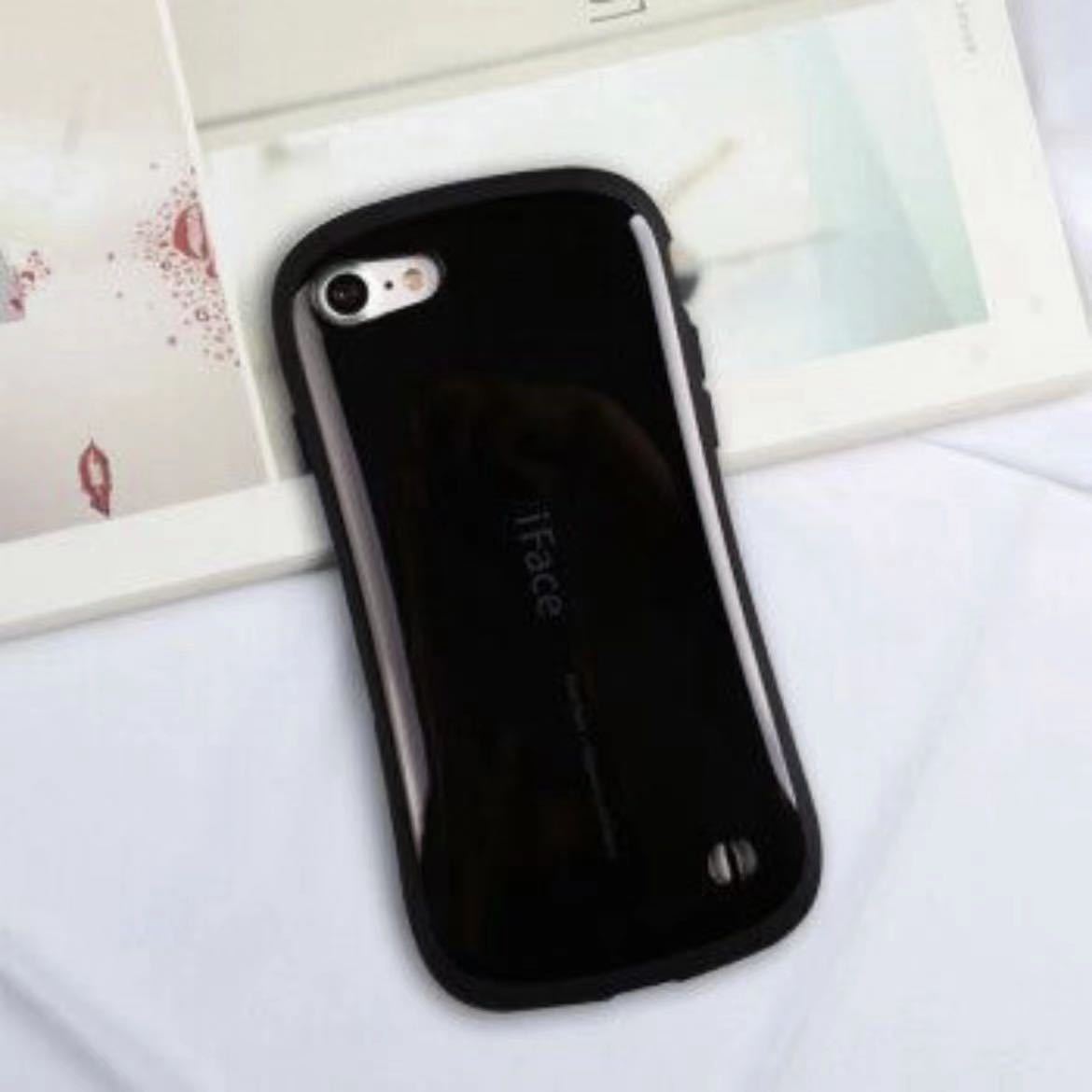 黒 iFace iPhone 7/8/2020Se ケース 耐衝撃 落下防止 傷防止(iPhone SE（第2世代）/8/7用)｜売買された ...