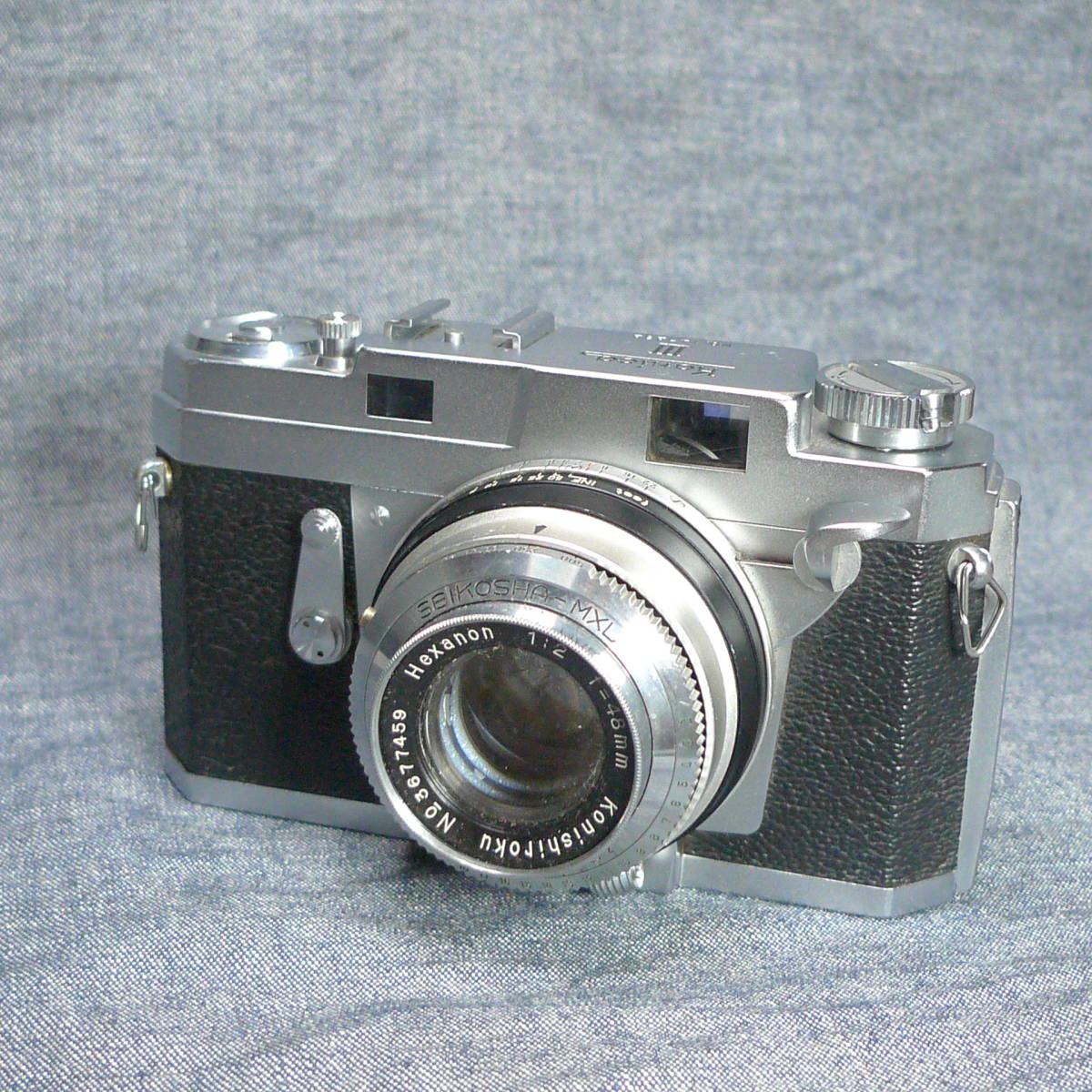 n3079 フィルムカメラ コニカ III ジャンク扱い Hexanon 1 2 f=48mm Konica 小西六(コニカ)｜売買された ...