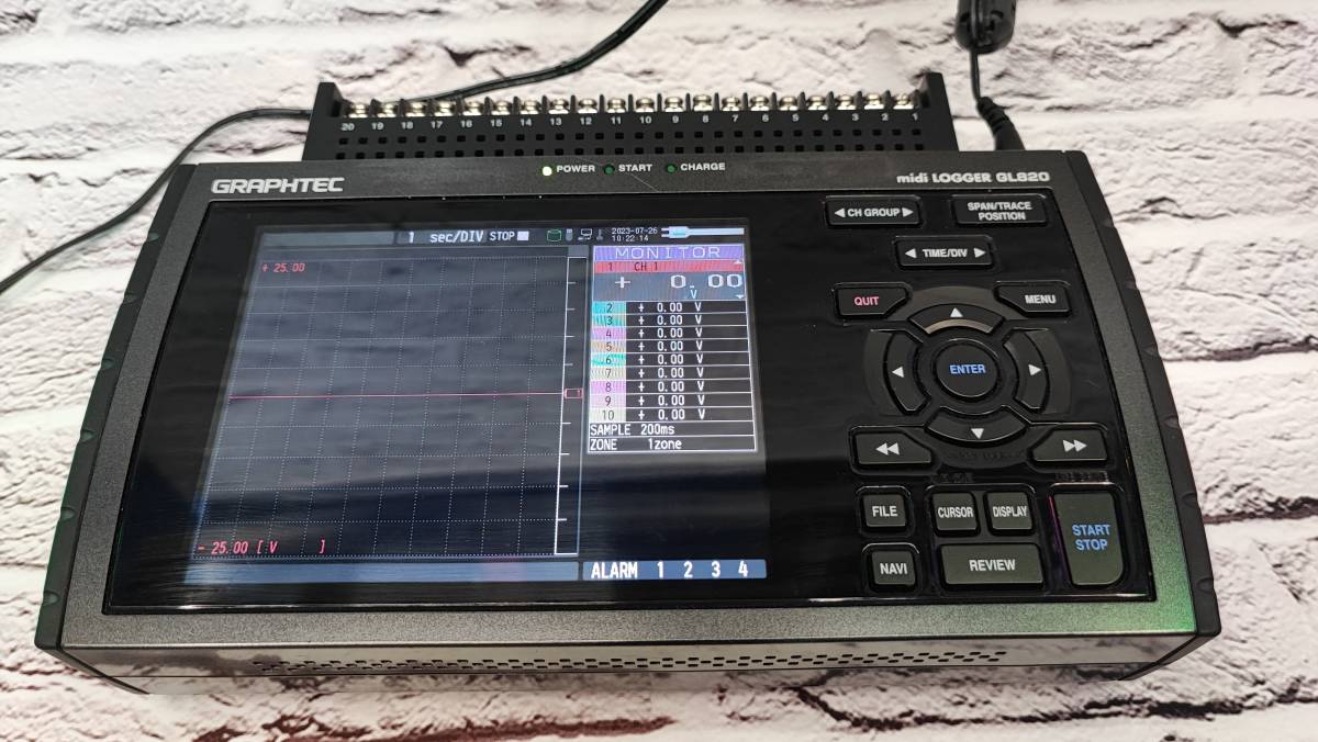 GRAPHTEC グラフテック / midi LOGGER GL820 / データロガー(電気計測器)｜売買されたオークション情報、yahoo ...