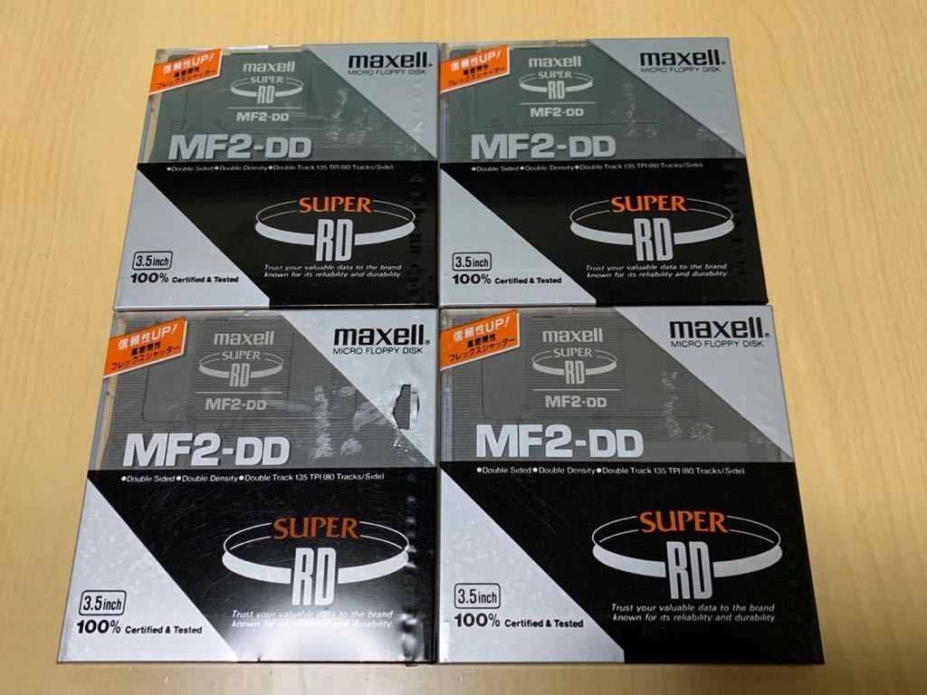 maxell MF2-DD 3.5型フロッピーディスク2DD 4枚セット(FD)｜売買されたオークション情報、yahooの商品情報をアーカイブ ...