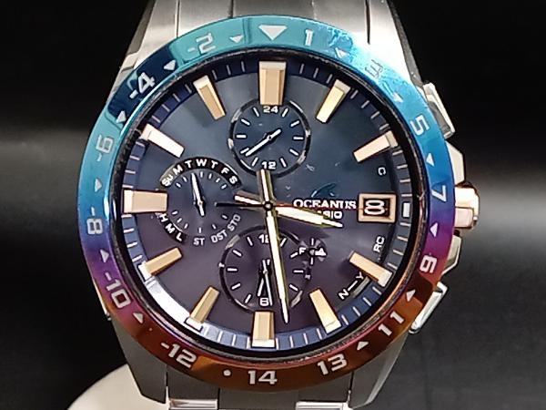 大特価 CASIO カシオ OCEANUS オシアナス OCW-T3000C-2AJF 15周年アニバーサリーモデル 付属品有り ベゼル ...