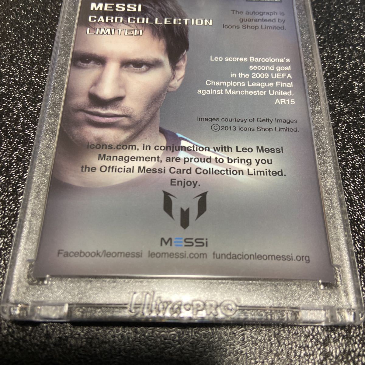 Lionel Messi Icons Official Messi Card Collection Limited Auto AR15 メッシ ...