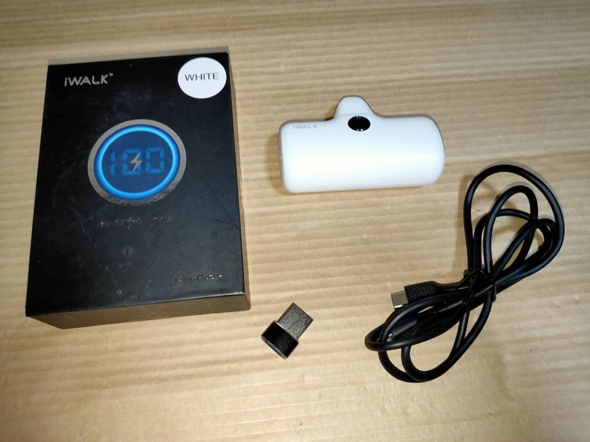 一円スタート Lightning コネクター iWALK モバイルバッテリー 軽量 小型 iPhone 4800mAh 1円 HAM01_0272(USB式充電器)｜売買されたオークション情報 ...