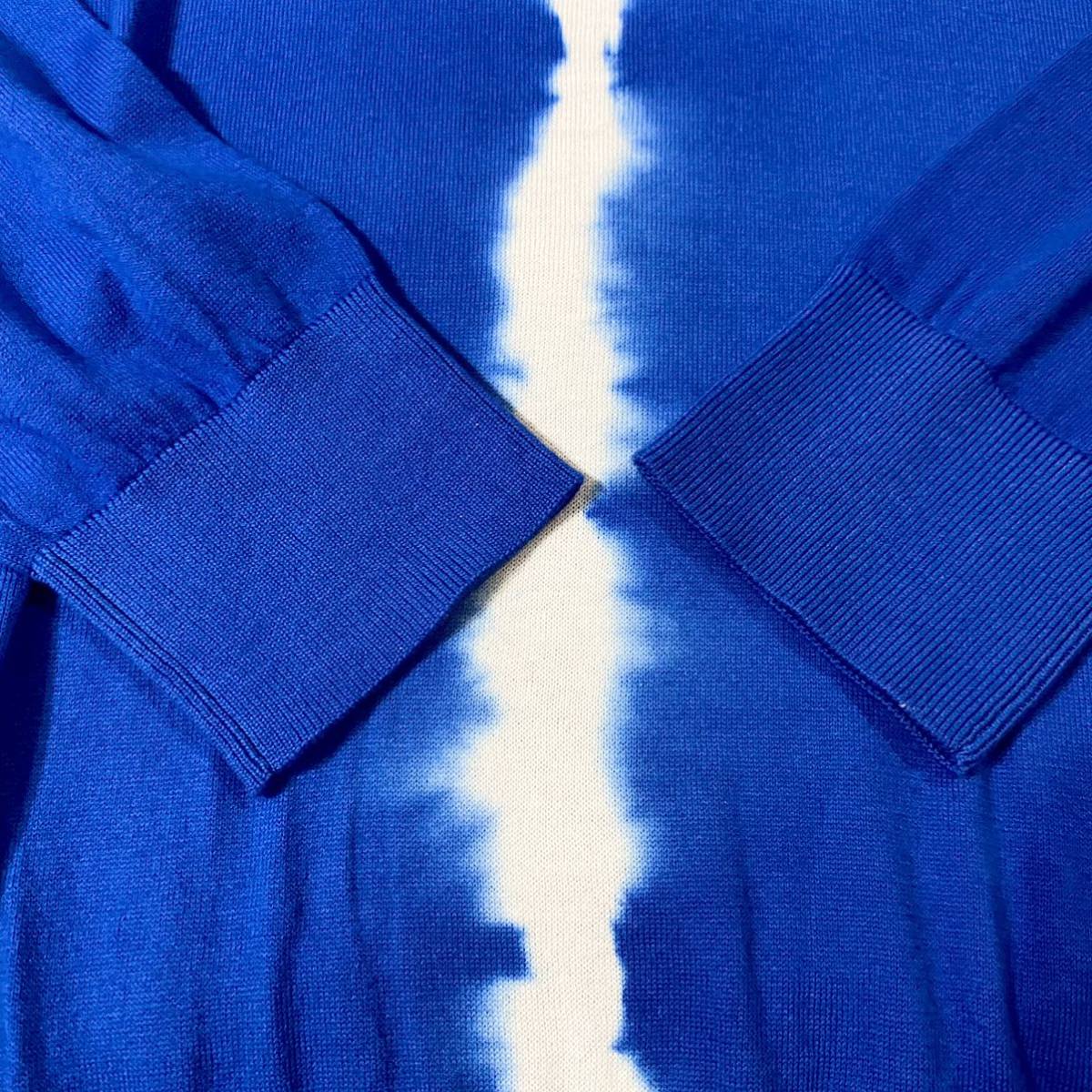 XL ポールスミスコレクション ポールスミス Paulsmithニット クルーネック リブ ブルー コットン(セーター)｜売買されたオークション情報、yahooの商品情報をアーカイブ公開 ...