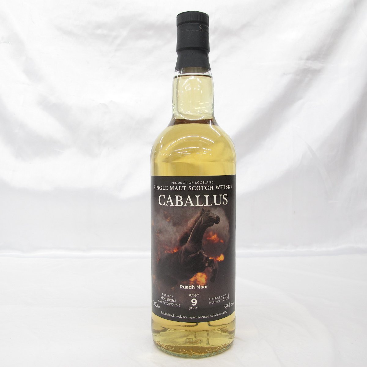 未開栓 CABALLUS カバリュス ルーアックモア 2012-2021 9年 ホグスヘッド ウイスキー 700ml 59.4% 11346485 0820(ハイランド)｜売買された ...