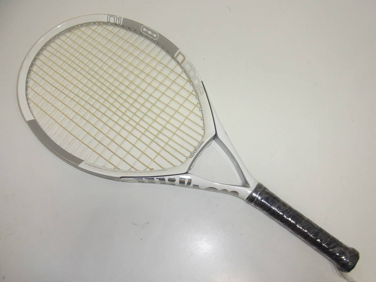 1円 WILSON/ウィルソン 硬式テニスラケット nCode エヌコード n1 125 軽量スーパーラージサイズ デカラケ/厚ラケ/セリーナ ...