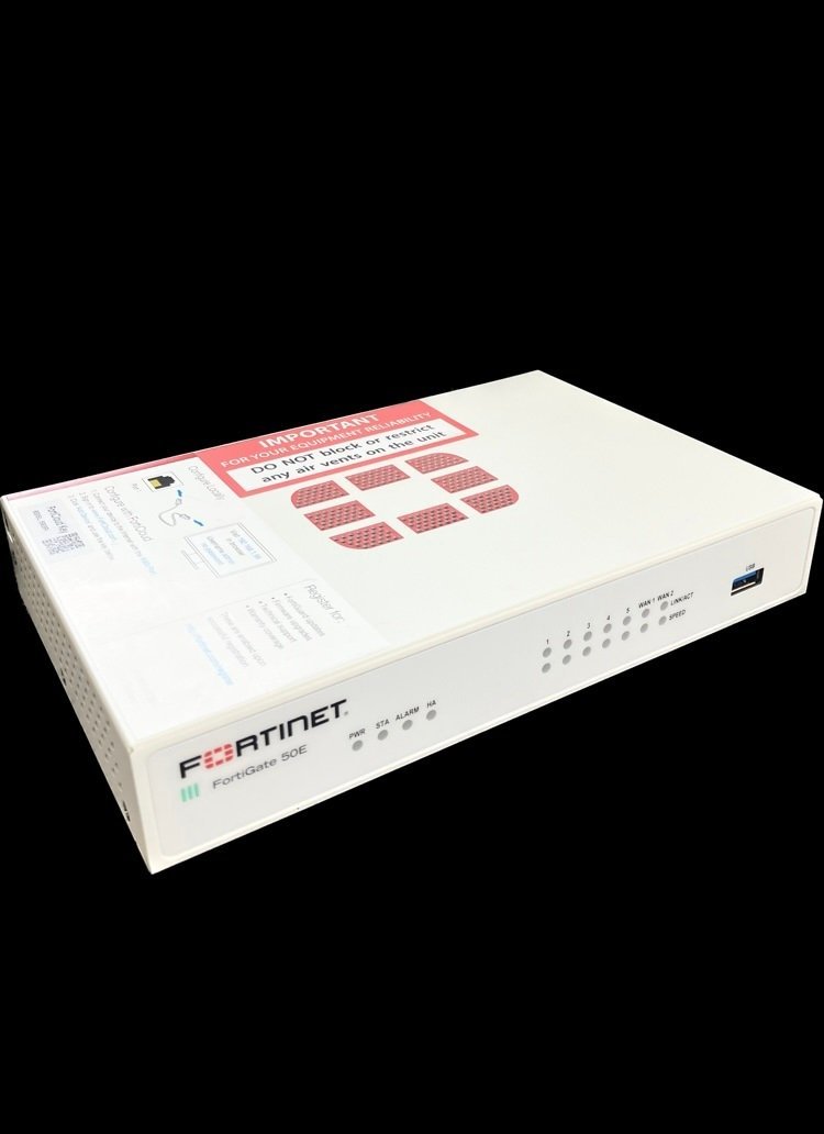通電確認済み FORTINET FORTIGATE-50E FG-50E フォーティネット ファイアウォール UTM 周辺機器 1.07kg ...