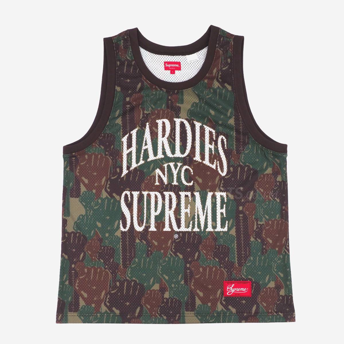 Supreme/Hardies Camo Basketball Jersey 緑L シュプリーム/ハーディーズ カモ バスケットボール ...