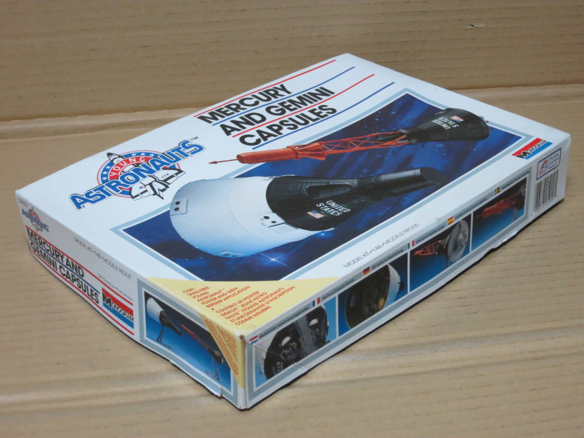 MERCURY AND GEMINI CAPSULES YOUNG ASTRONAUTS 1/48 5909 モノグラム MONOGRAM ...