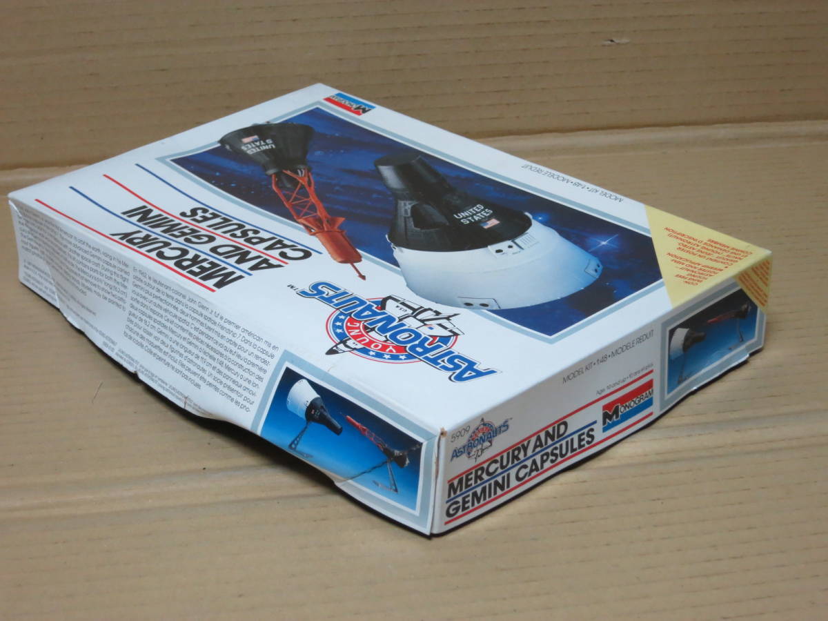 MERCURY AND GEMINI CAPSULES YOUNG ASTRONAUTS 1/48 5909 モノグラム MONOGRAM ...