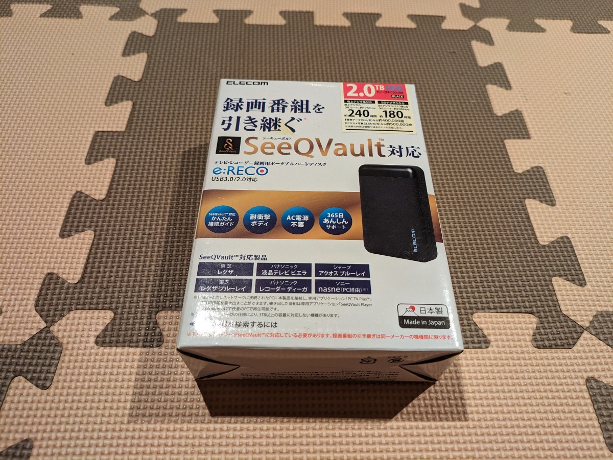 ELECOM エレコム ELD-QEN020UBK 外付けHDD(1TB～)｜売買されたオークション情報、yahooの商品情報をアーカイブ公開 - オークファン（aucfan.com）