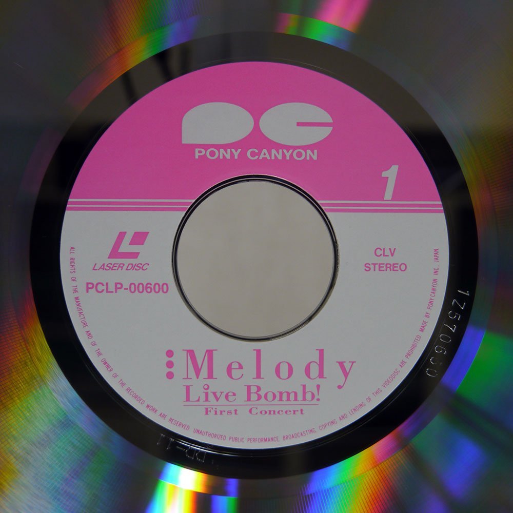 MELODY/LIVE BOMB /PONY CANYON PCLP00600 LD(ロック、ポップス)｜売買されたオークション情報、yahooの商品情報をアーカイブ公開 - オークファン ...