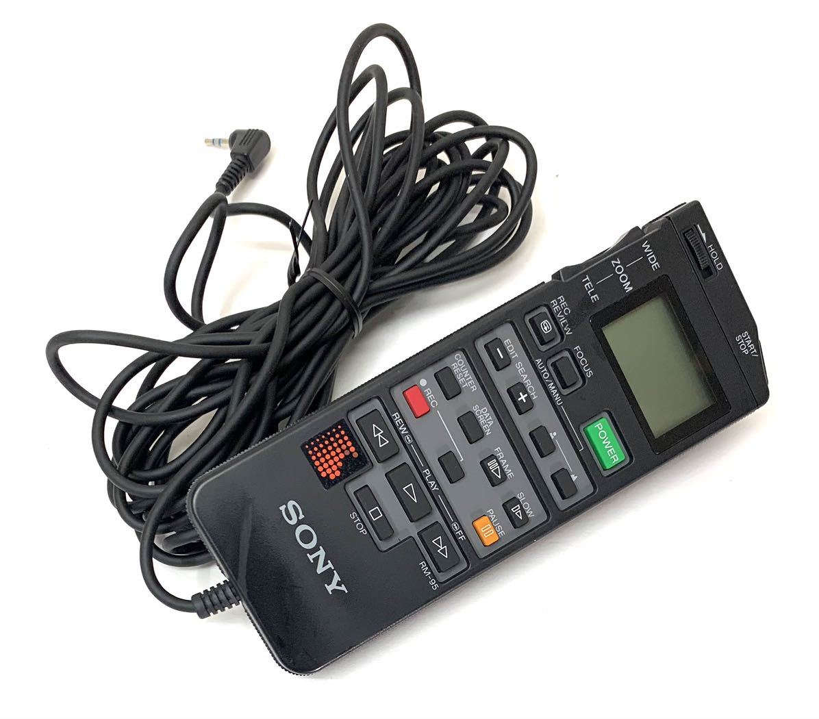 当時物SONYソニー リモートコマンダー RM-95 ビデオカメラ用コード式リモコン 外見綺麗/現状(その他)｜売買されたオークション情報 ...